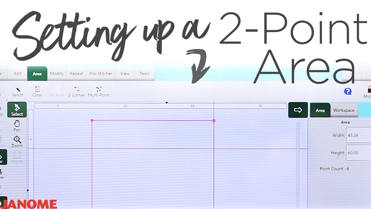 Setting up a 2-Point Area - YouTube