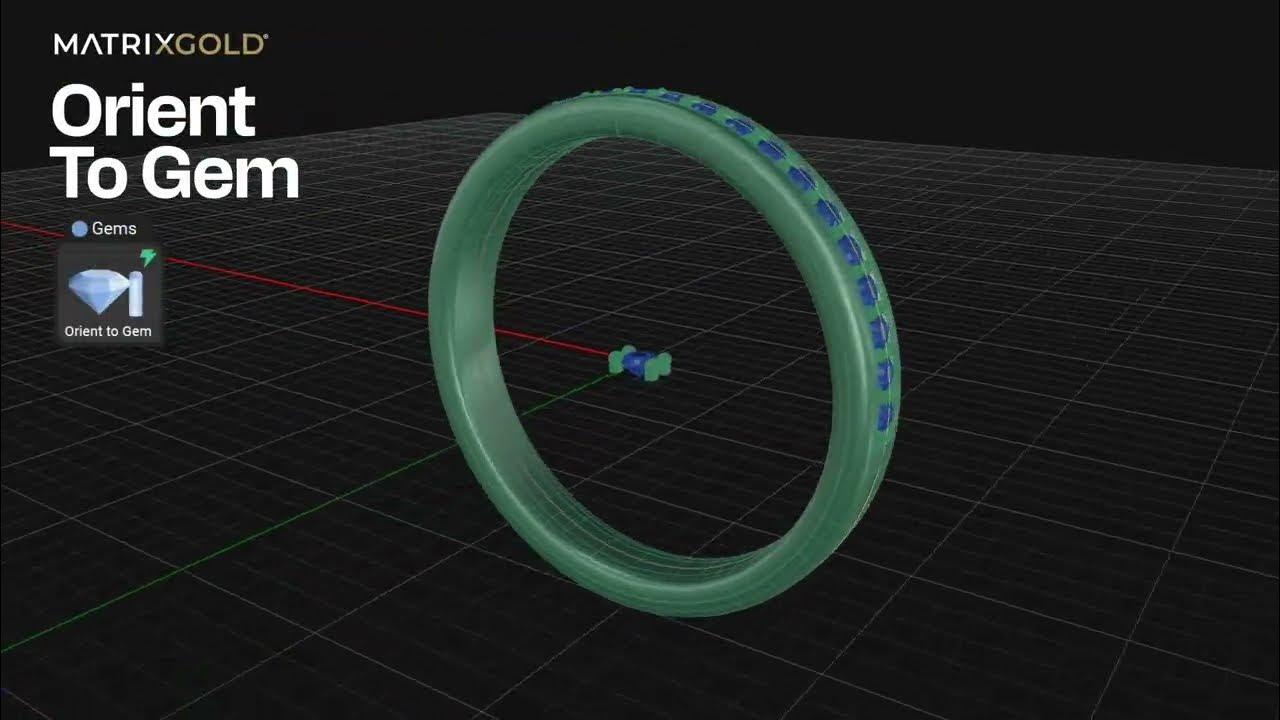 How to Use MatrixGold Orient To Gem Tool - YouTube
