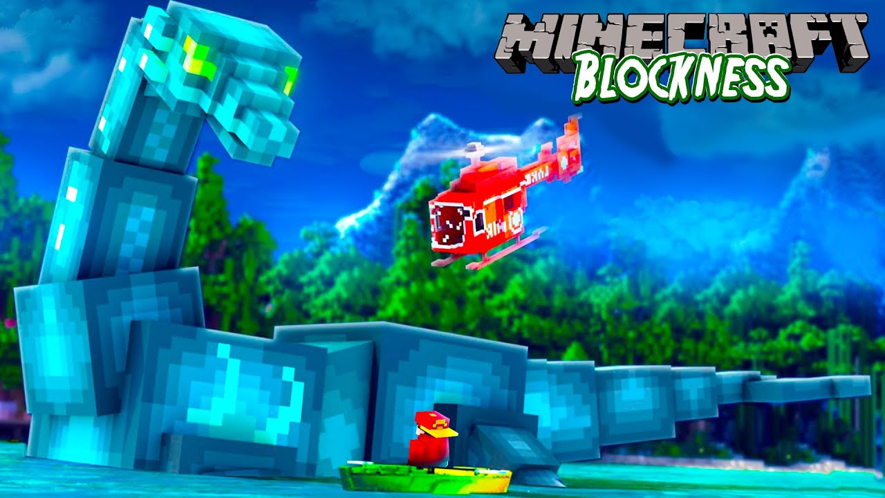 Minecraft's NEW BLOCKNESS MONSTER! - YouTube
