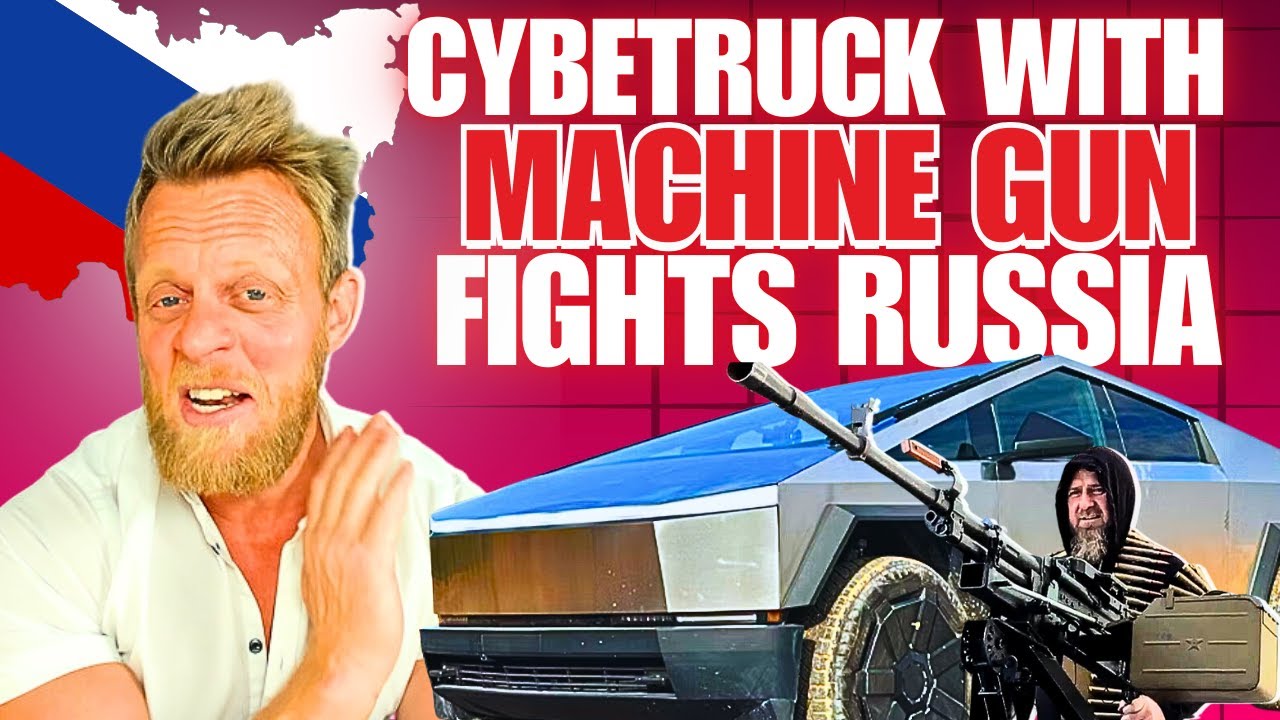 Tesla Cybertruck enters Russia-Ukraine war with mounted machine gun ...