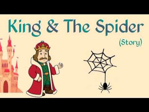 story in English l King and the spider story l moral story for kids l ...