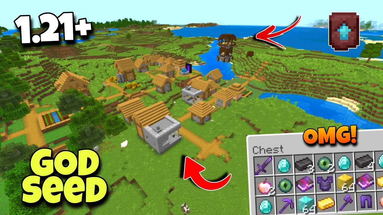 🔥(God Seed) For Minecraft 1.21 Bedrock & Pocket Edition | Seed ...