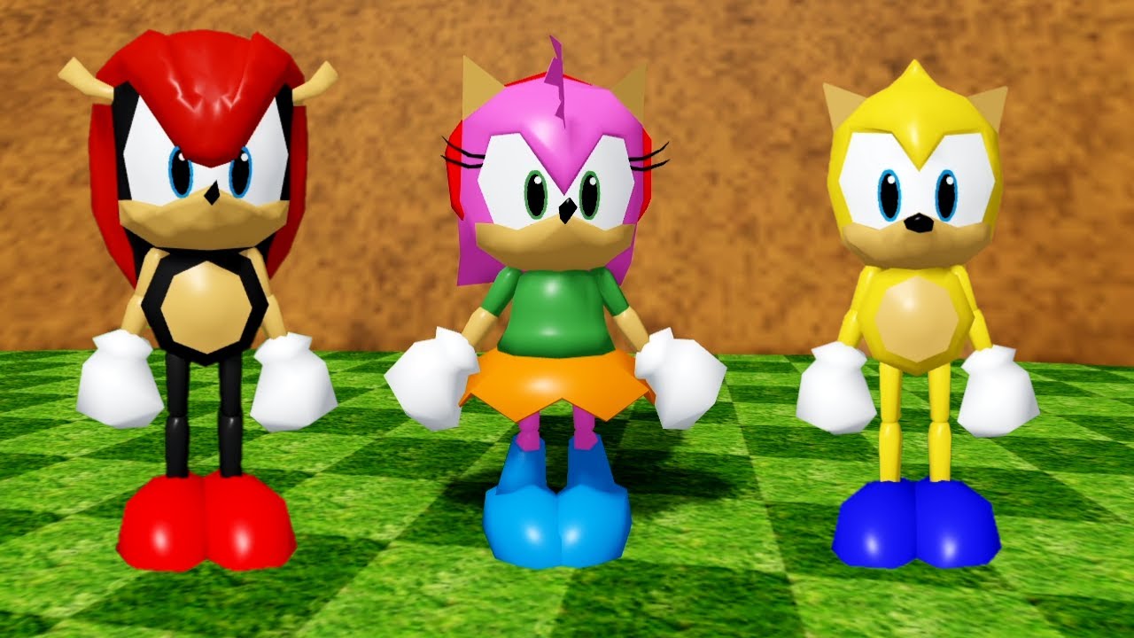 POLY SONIC RP *Mighty, Ray and Amy* NEW UPDATE! Roblox - YouTube
