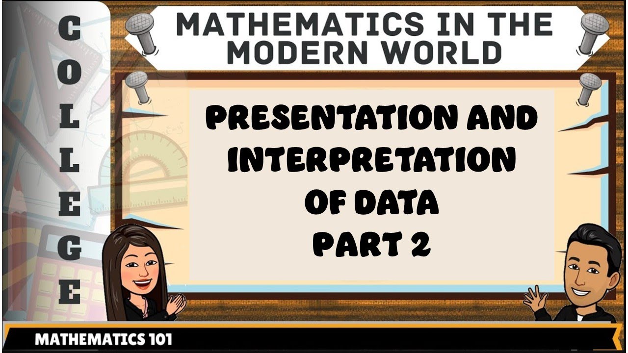 PRESENTATION AND INTERPRETATION OF DATA - YouTube