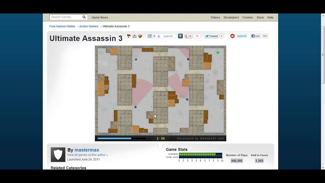 Ultimate Assassin 3. (A look at a flash game) Ep.1 - YouTube