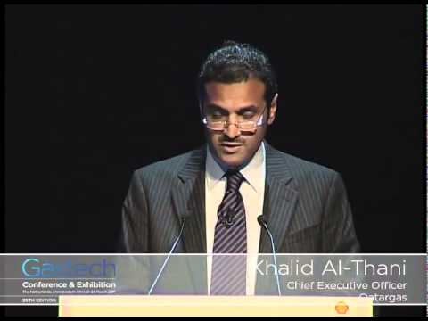 Sheikh Khalid Al-Thani speaks at Gastech 2011, Amsterdam RAI - YouTube