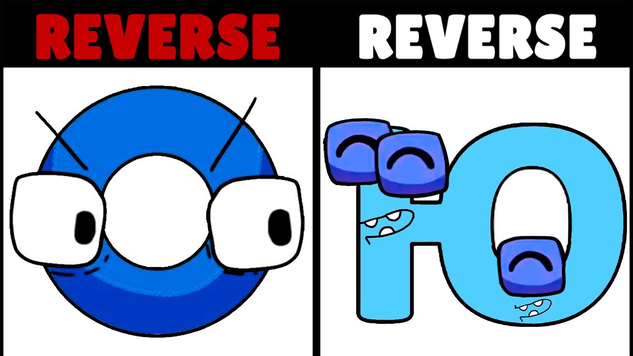 Reverse Unifon Baby VS Reverse Russian Baby Alphabet Lore | Part 3 (Ƶ-A ...