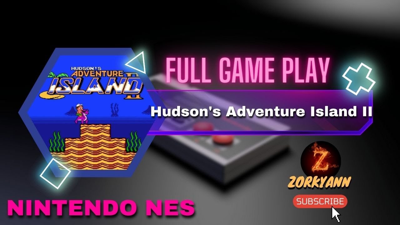 HUDSONS ADVENTURE ISLAND II | NES | FULL GAME PLAY - YouTube