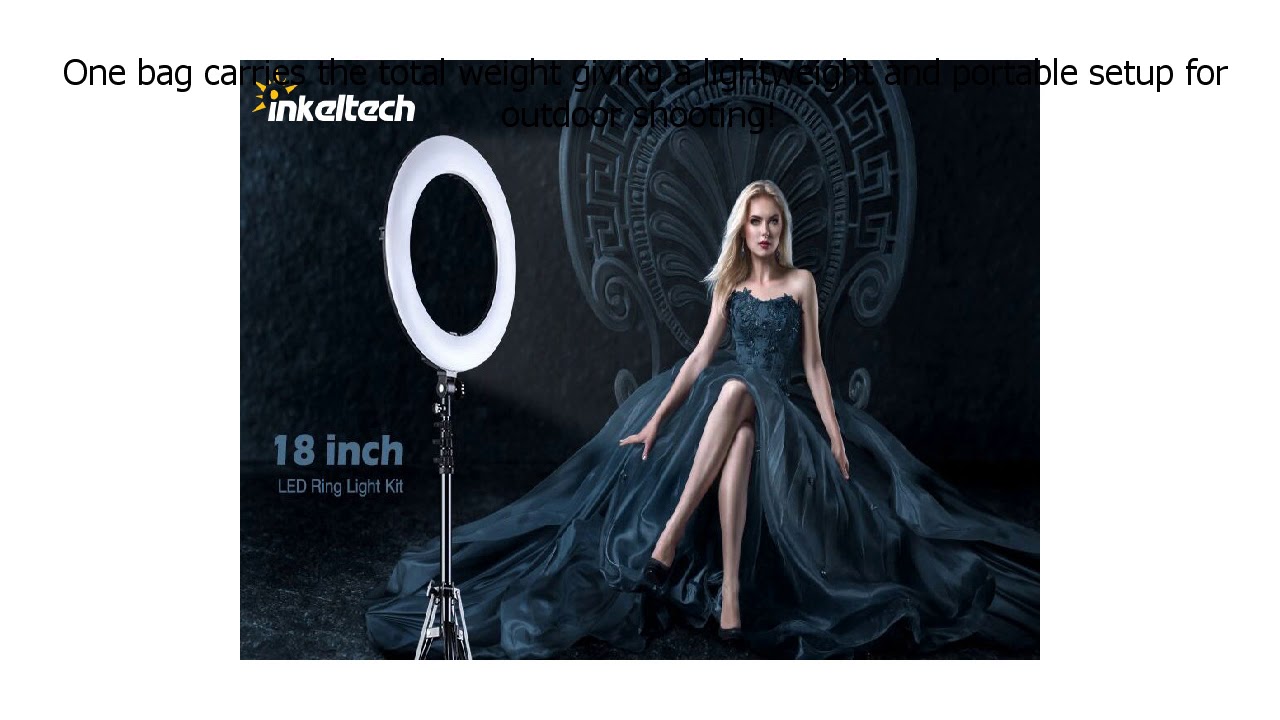 Special Discount on Inkeltech Ring Light 18 inch 2700K 5600K Dimmable ...