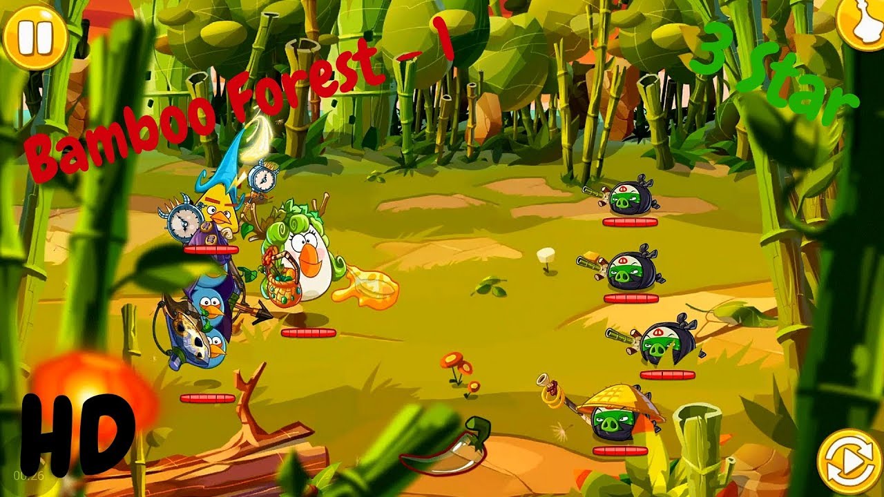 Angry Birds Epic: 84# Bamboo Forest - 1, 3Star - YouTube