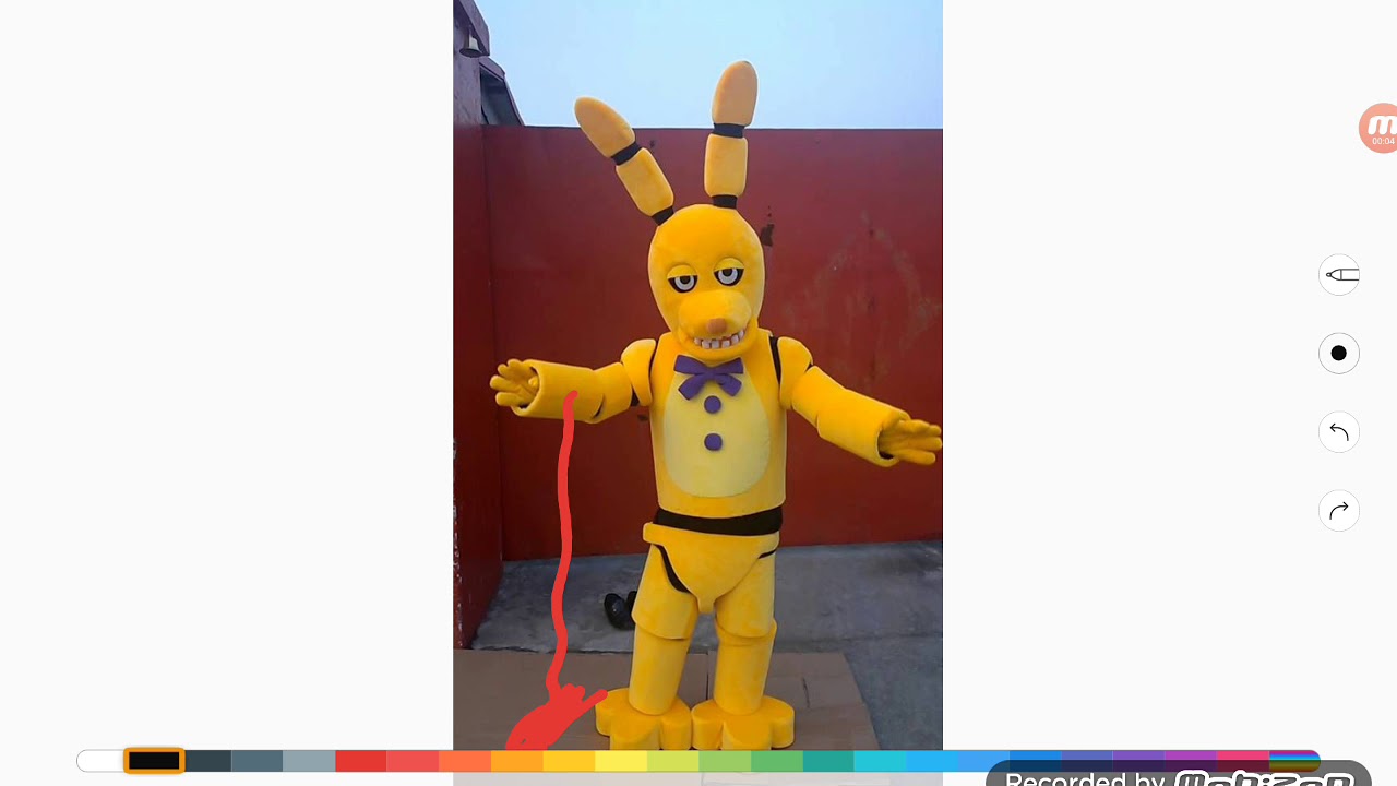 Jaurell gets springlocked in a spring bonnie suit - YouTube