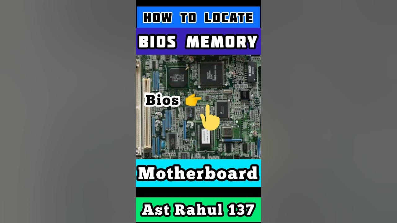 How to Locate BIOS memory on Motherboard PCB @astrahul137 #hardware # ...