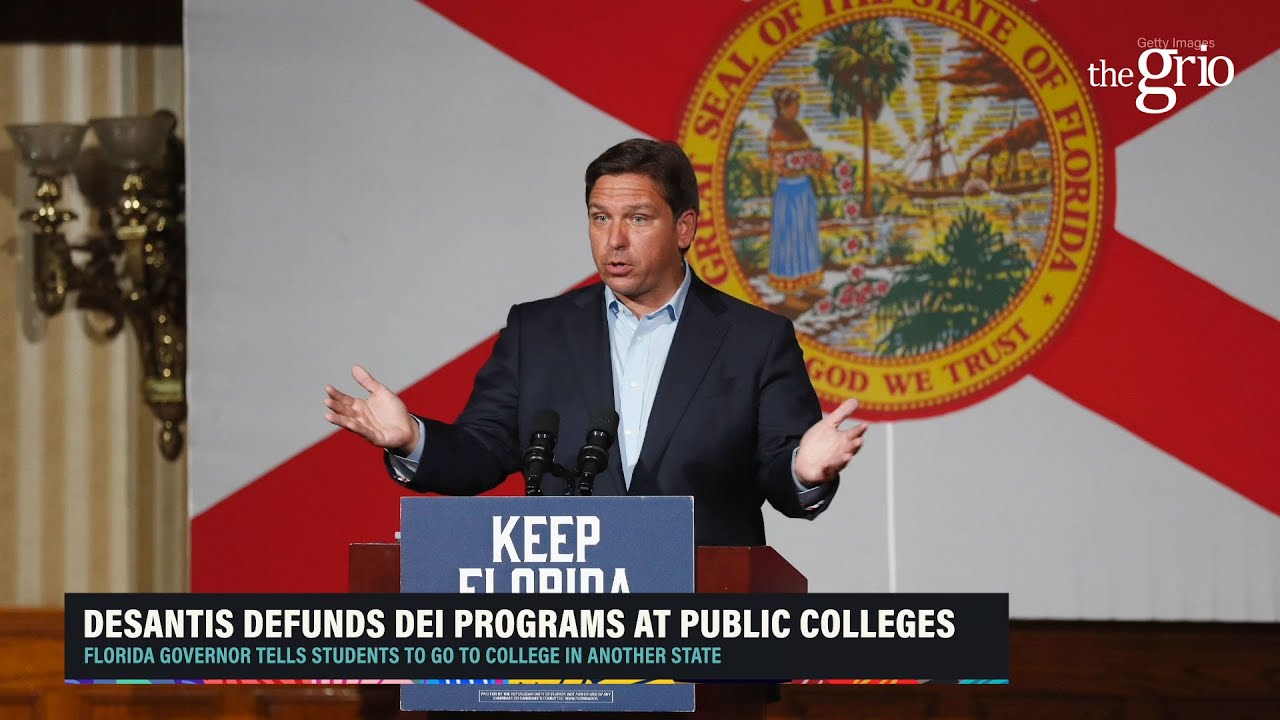 Governor Ron DeSantis Officially Cuts DEI Funding from State Colleges ...