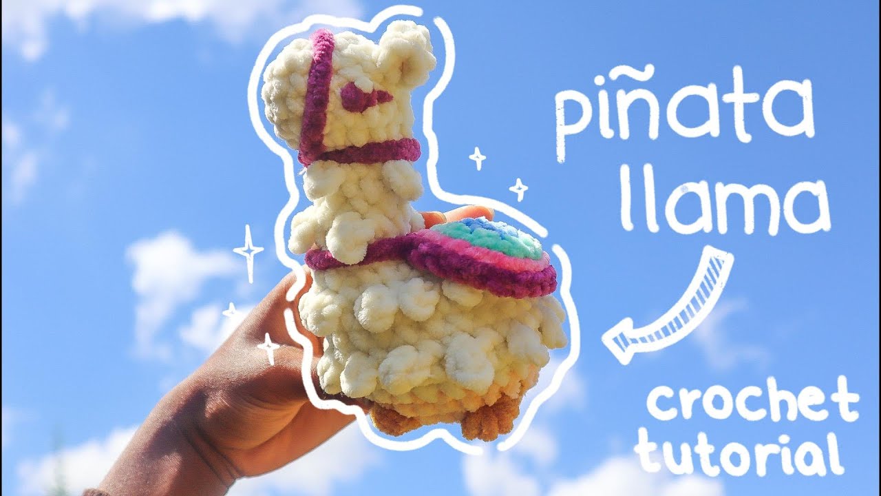 Pinata Llama Full Crochet Tutorial: a free beginner friendly, step by ...