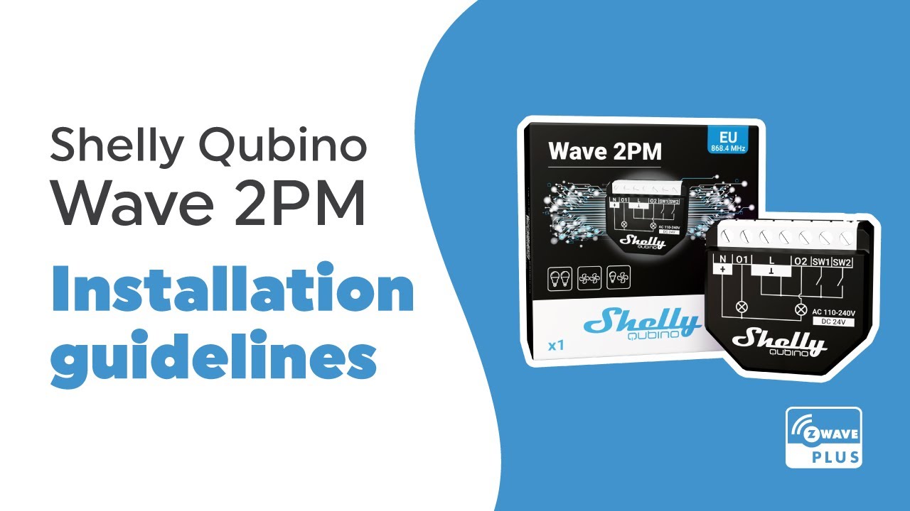Shelly Qubino Wave 2PM - Installation video - YouTube