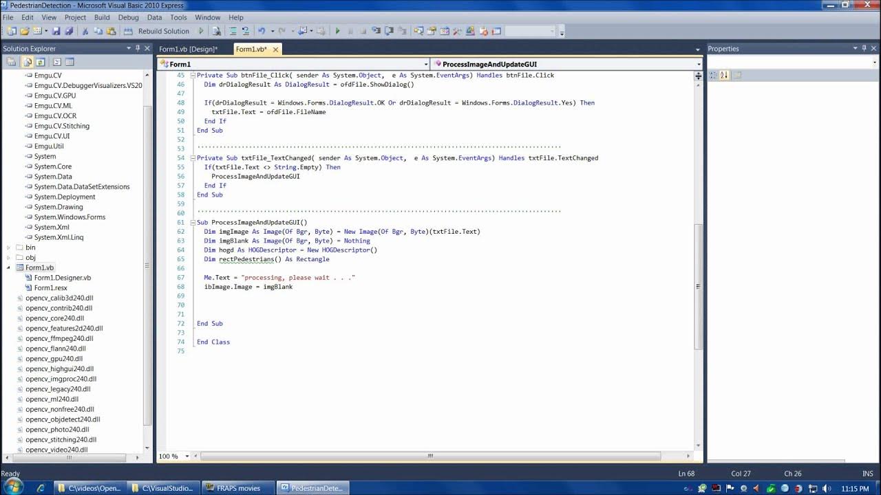 OpenCV Tutorial 8: Pedestrian Detection using Histogram of Oriented ...