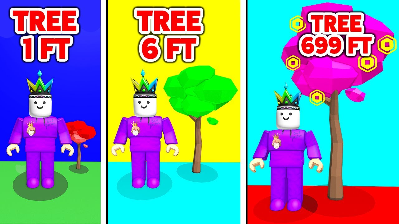 GROWING 699 FT BIG Tree To SELL For HUGH Money on Roblox - YouTube
