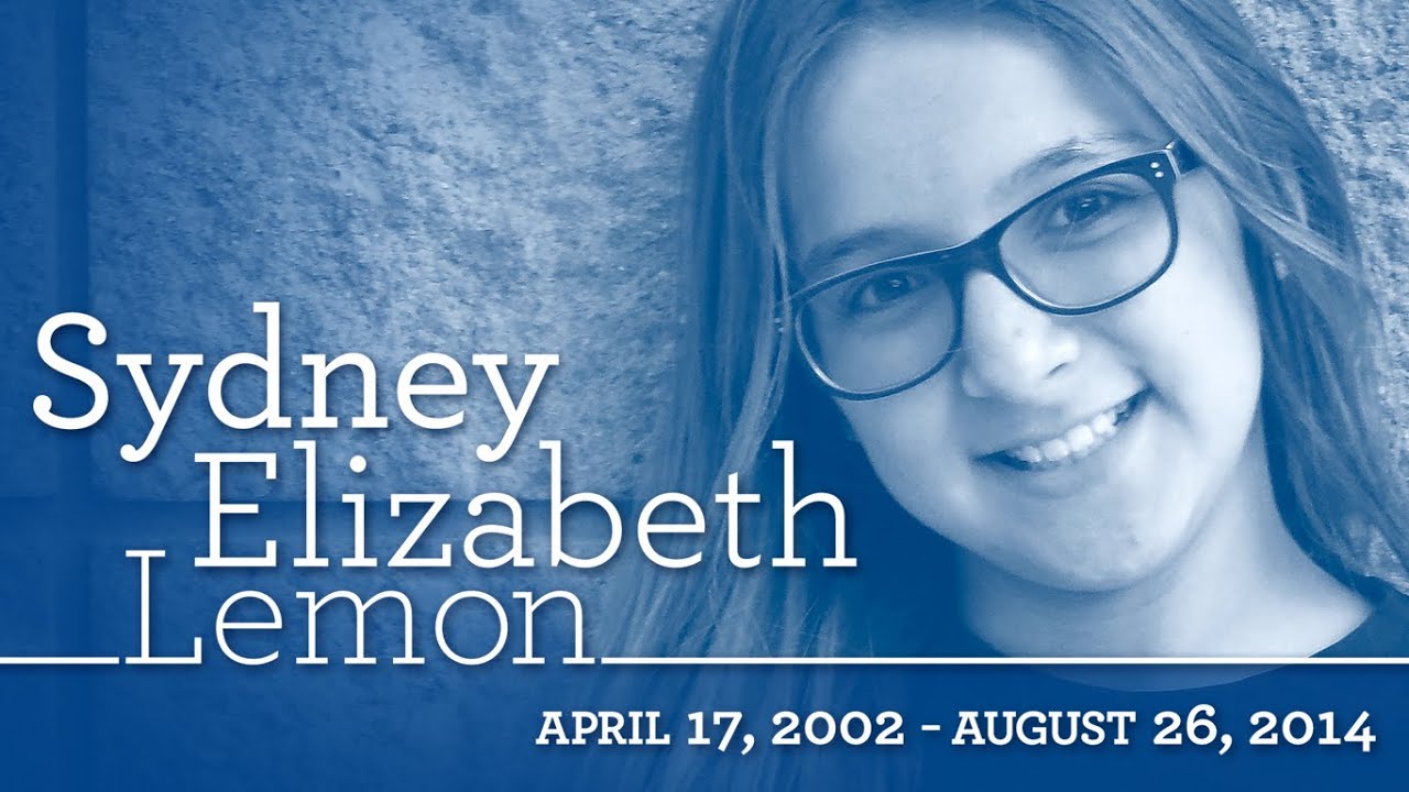 Sydney Elizabeth Lemon Celebration of Life - YouTube