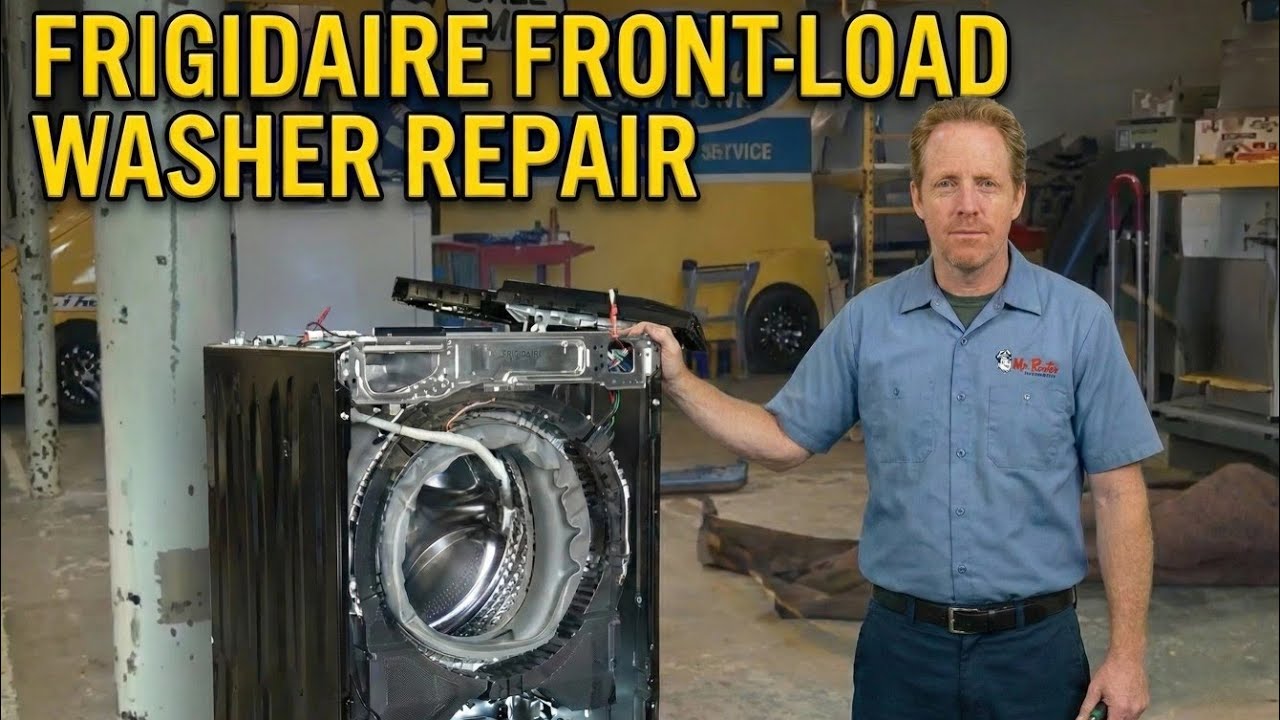 Frigidaire Front Load Washer Repair How to Remove Tank - YouTube