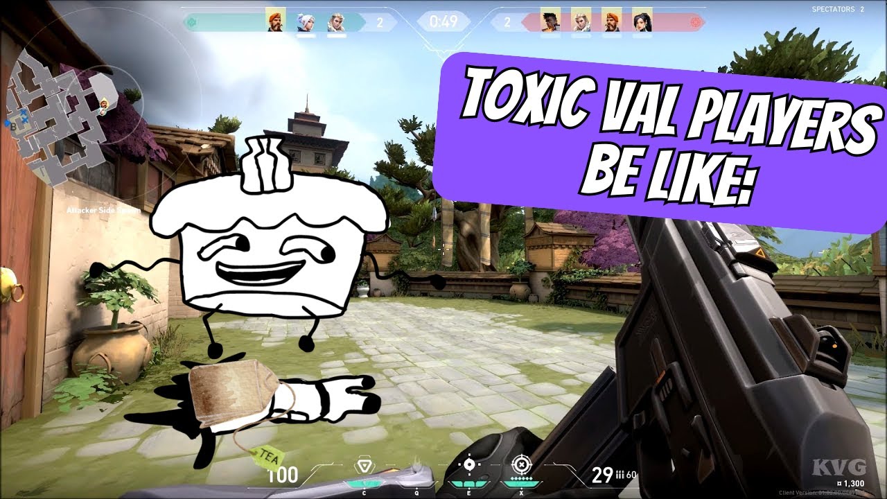 Being *slightly* toxic in Valorant 👀 - YouTube