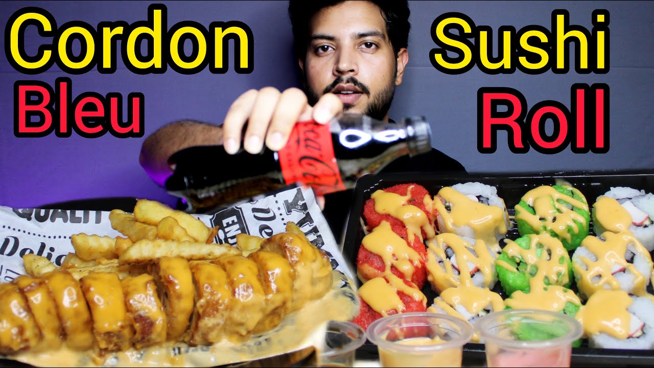 Asmr Sushi And Sashimi Platter Cordon Bleu Mukbang Eating Food Youtube