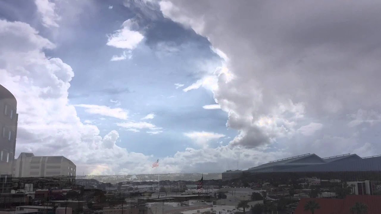Downtown Phoenix Arizona Rain