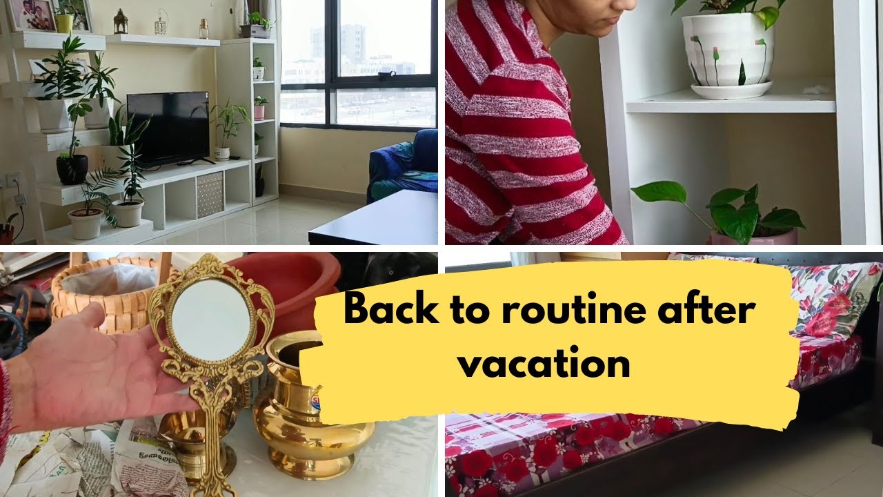 Getting back to routine/ Home cleaning and Organization after vacation ...