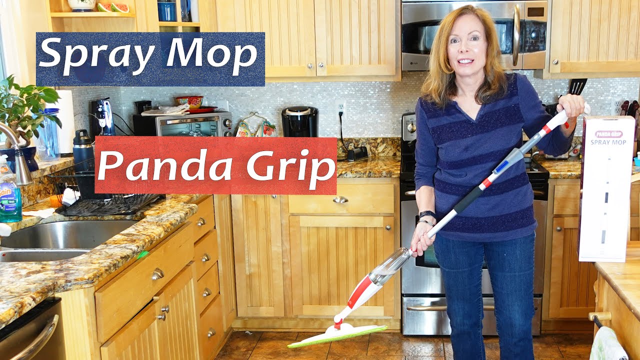 Spray Mop⭐ Panda Grip- Easy Floor Mopping👈 - YouTube