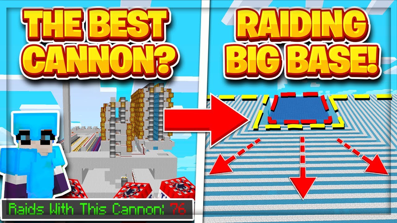 Is This The Best Overall Cannon? **BASE LAYOUT RELEASE** | Minecraft ...