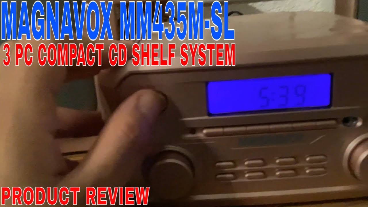 Magnavox MM435M-SL 3 Piece Compact CD Shelf System 🔴 - YouTube