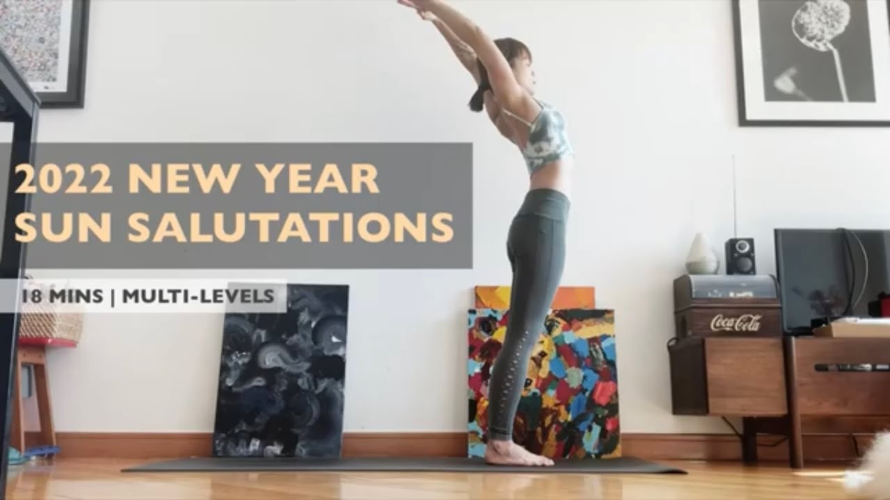 01.01 2022 NEW YEAR SUN SALUTATIONS : MULTI-LEVEL | ENERGIZING - YouTube