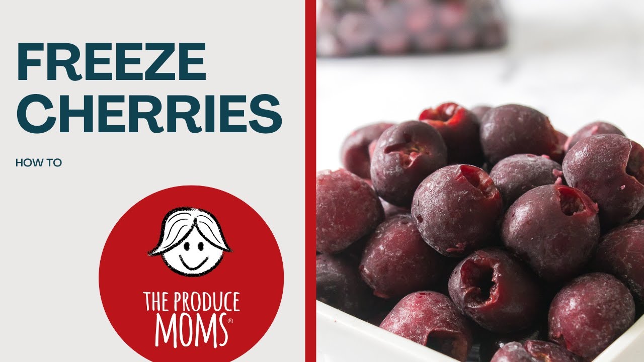 How To Freeze Cherries With Directions - YouTube