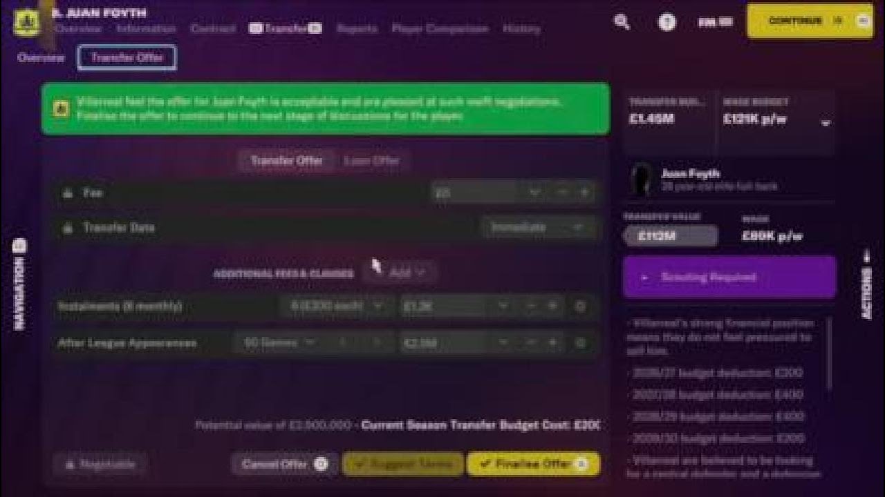 Football Manager 2024 new transfer glitch sign any player for 2.5 ...