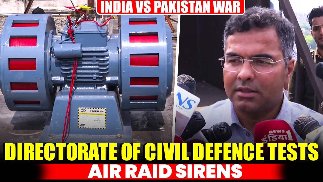 Directorate of Civil Defence tests Air Raid Sirens installed | New ...