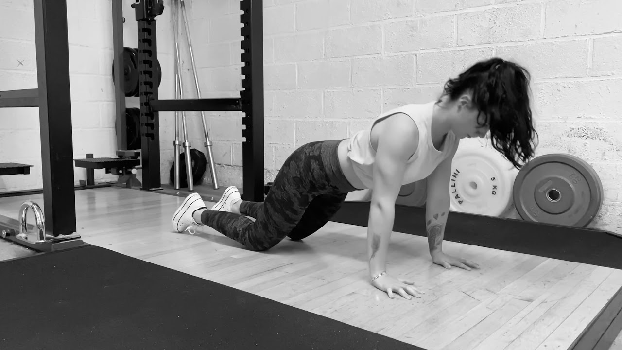 Push-ups on knees (Easy) - YouTube