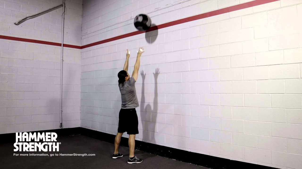 Wall Ball Exercise - YouTube