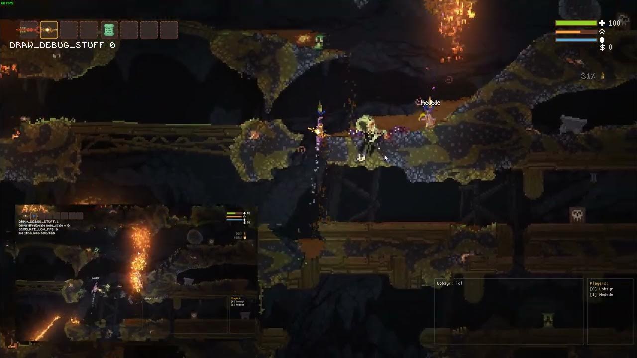 Noita Multiplayer - gameplay showcase - YouTube