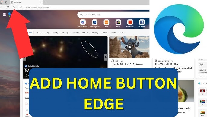 Add Or Remove Home Button In Microsoft Edge In Windows 10 How To Add