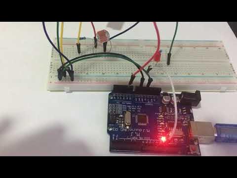 Switch ON OFF LED by LDR Using Arduino - YouTube