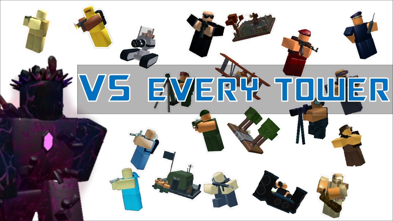 Tower Battles VOID vs ONE of each TOWER - YouTube