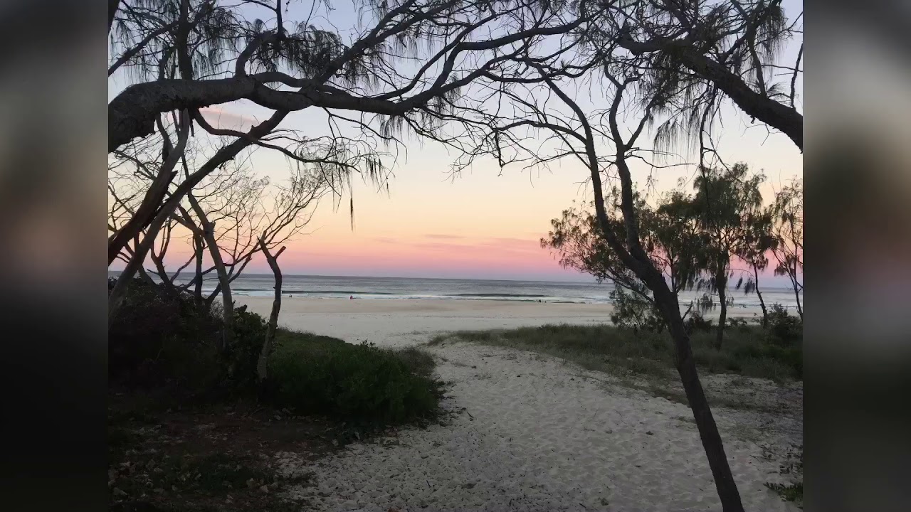 A Day on the Gold Coast - Sunset At Burleigh Beach - YouTube