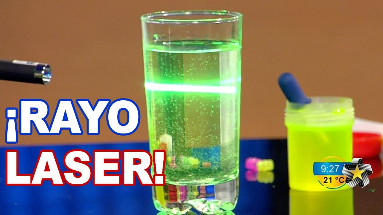 DINKITS: ¡Haz visible un rayo láser! 💡 Experimentos caseros. - YouTube