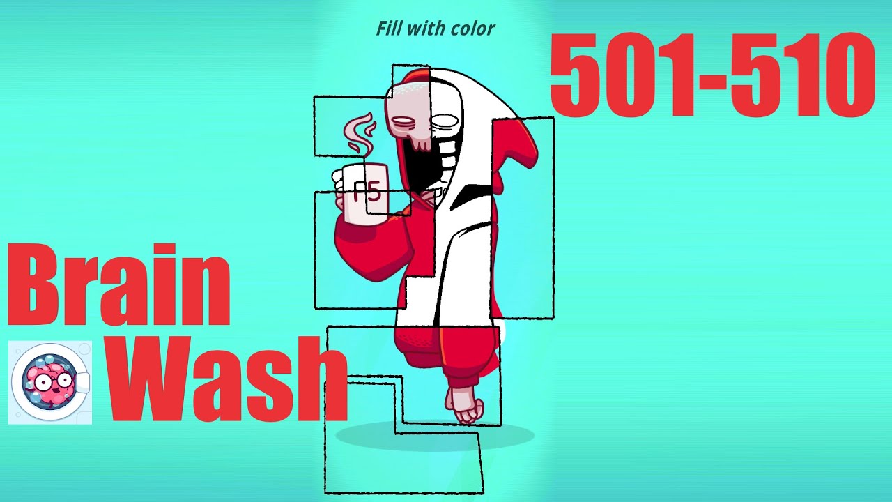 Brain Wash Level 501 502 503 504 505 506 507 508 509 510 - YouTube