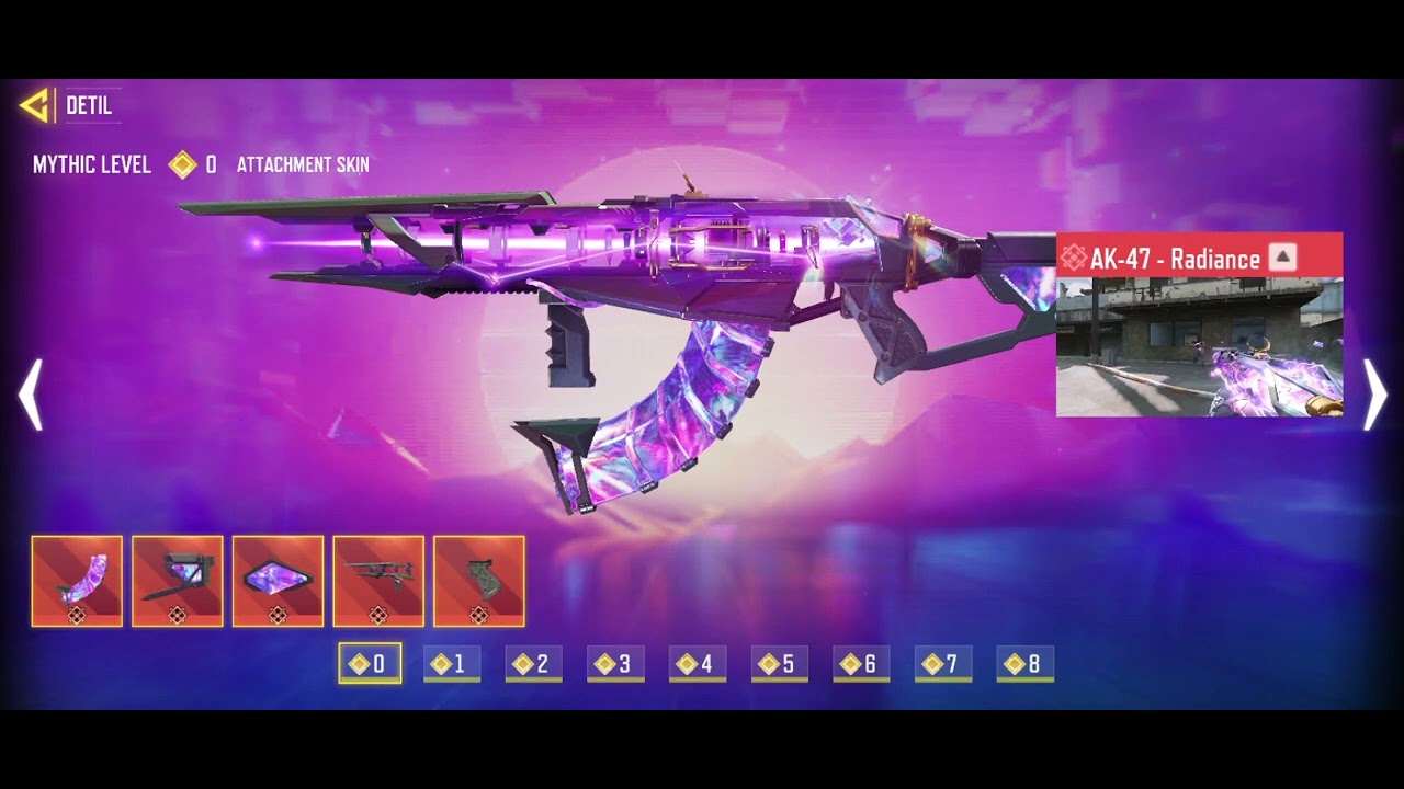 AK 47 Radiance ,Ultraviolet Mythic Draw is available CODM Season 2 2023 ...