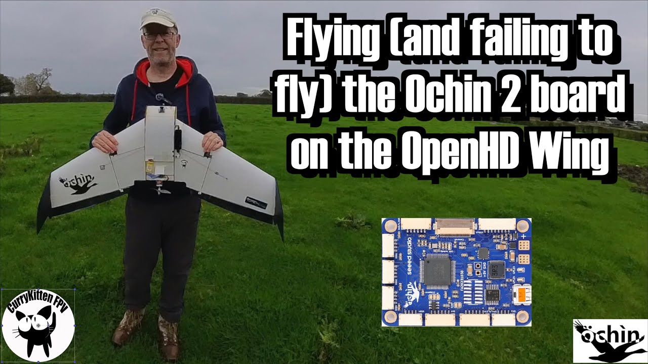Ochin 2 Board 2 Flight Test... and failures with the OpenHD Wing - YouTube
