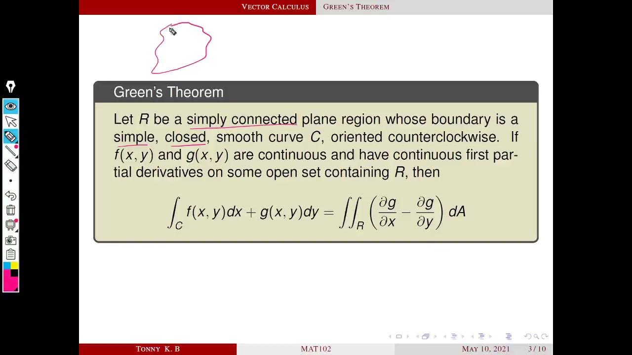 Vector Integration | Green's Theorem| Mod2-01 - YouTube
