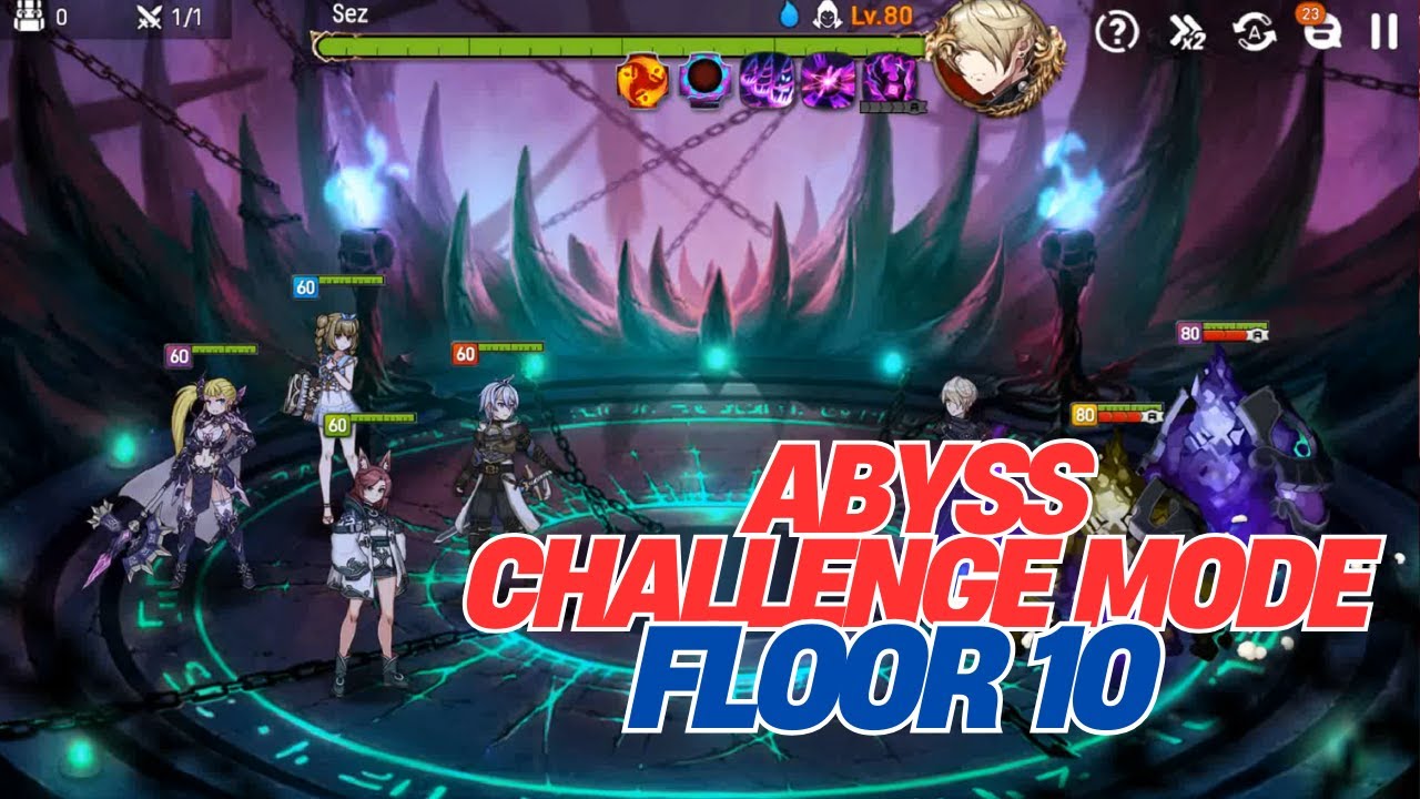 [Epic Seven] Abyss Challenge Mode Floor 10 F2P Friendly - YouTube