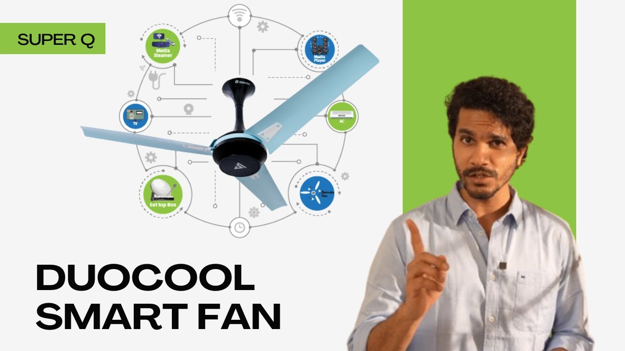 Super Q Duocool IoT Fan | Smart fan staying cool and comfortable ...