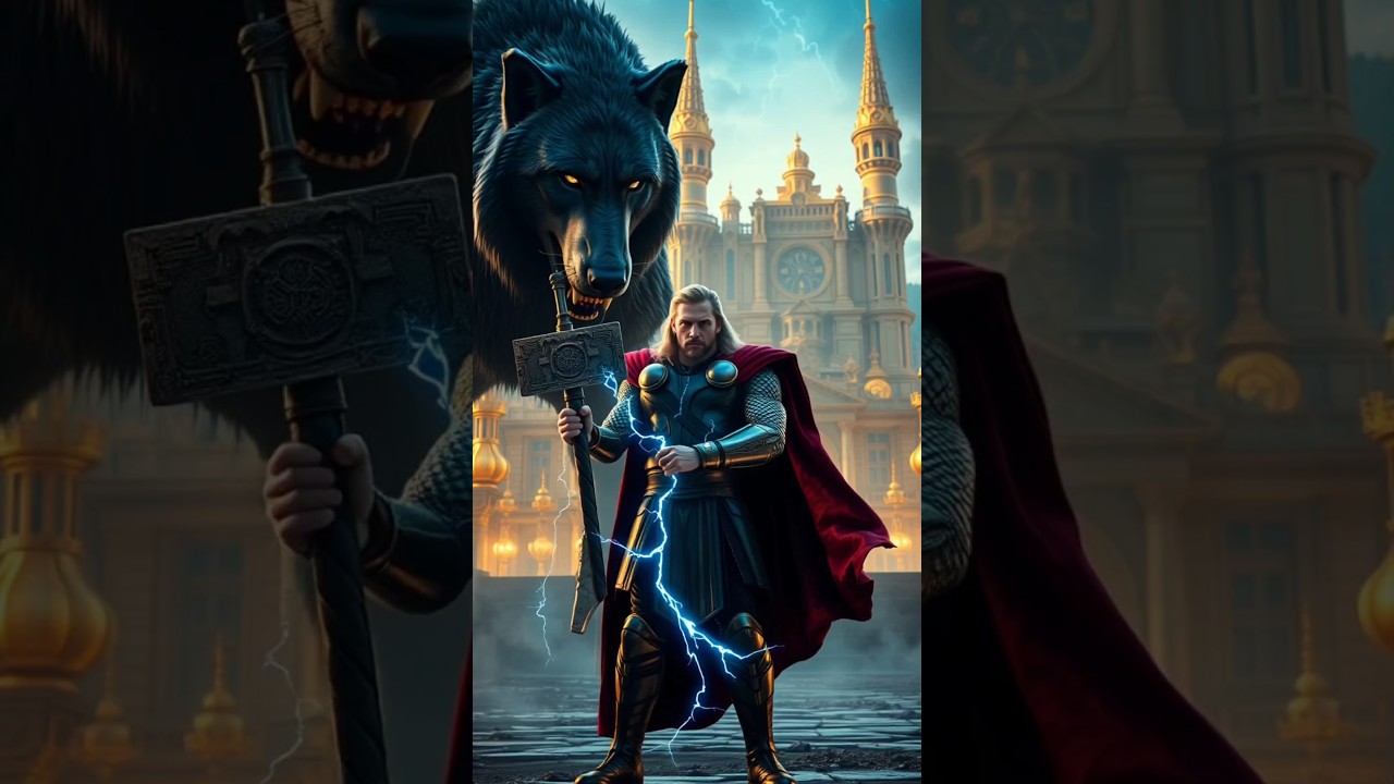 Thor + Wolf Superhero Hybrid Fusion With Animal #shorts #thor #wolf ...