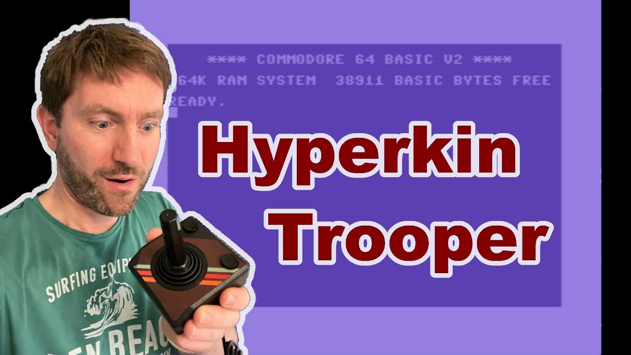 C64 Spielzeit *Hardware* Hyperkin Trooper Joystick - YouTube